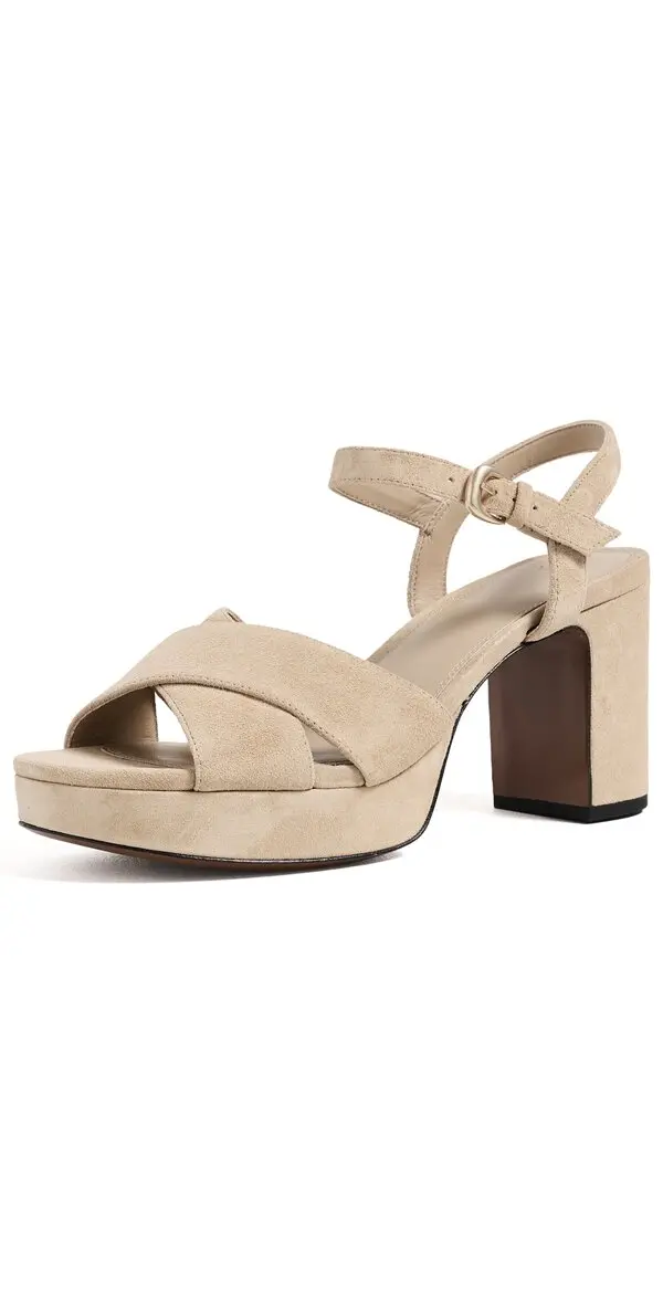 Vince Ericka Suede Platform Sandals