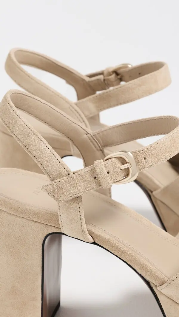 Vince Ericka Suede Platform Sandals