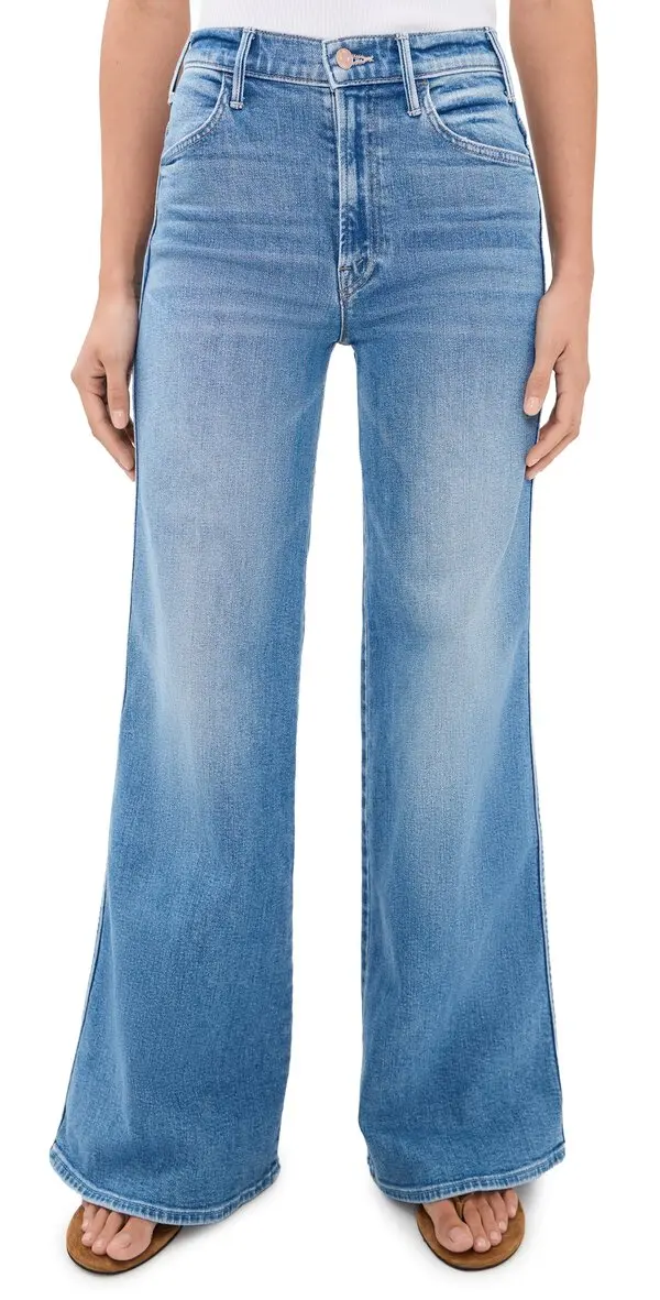 MOTHER Hustler Roller Double Sneak Jeans