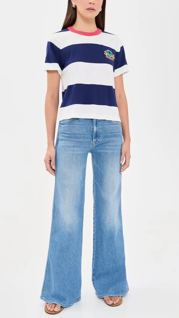 MOTHER Hustler Roller Double Sneak Jeans