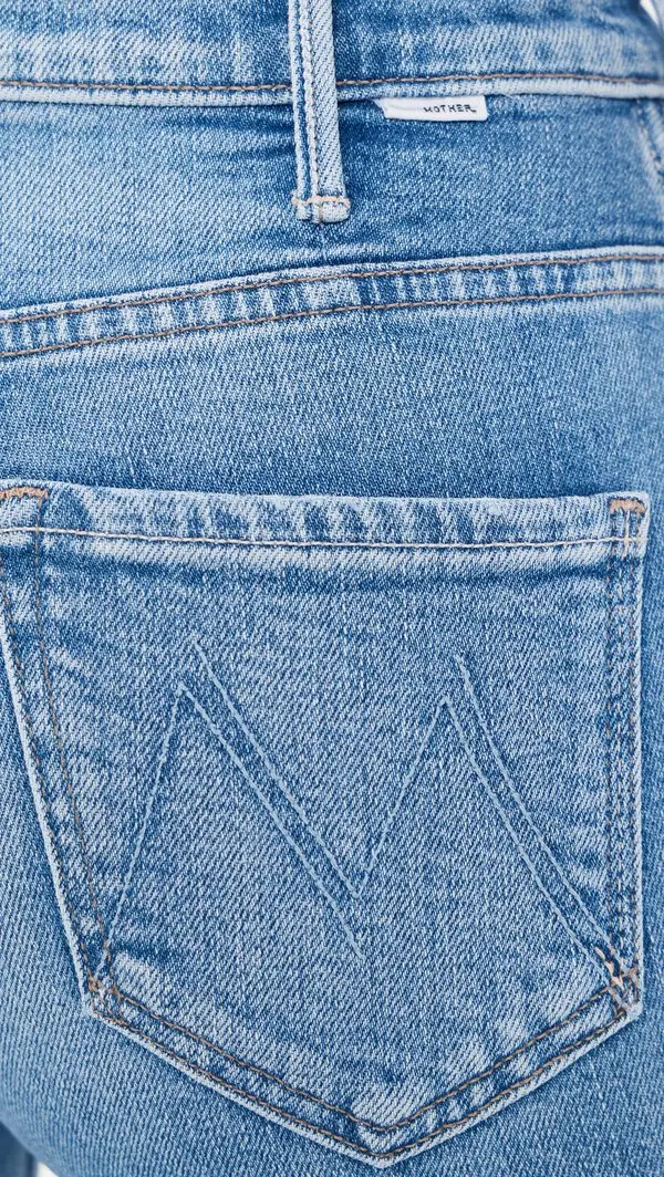 MOTHER Hustler Roller Double Sneak Jeans