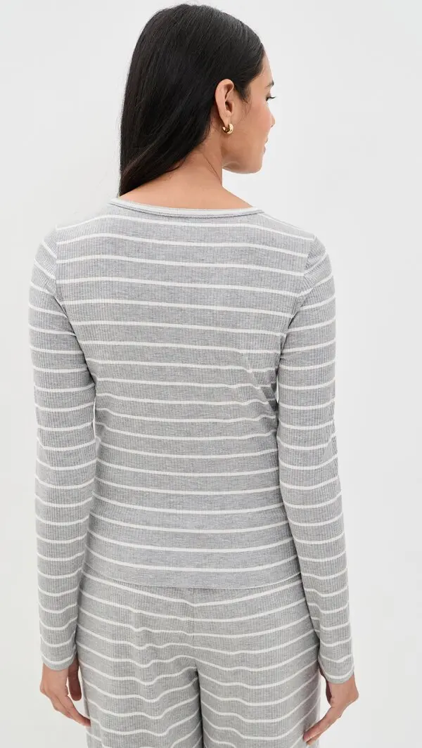 Year Of Ours The Perfect Ribbed Henley Tee