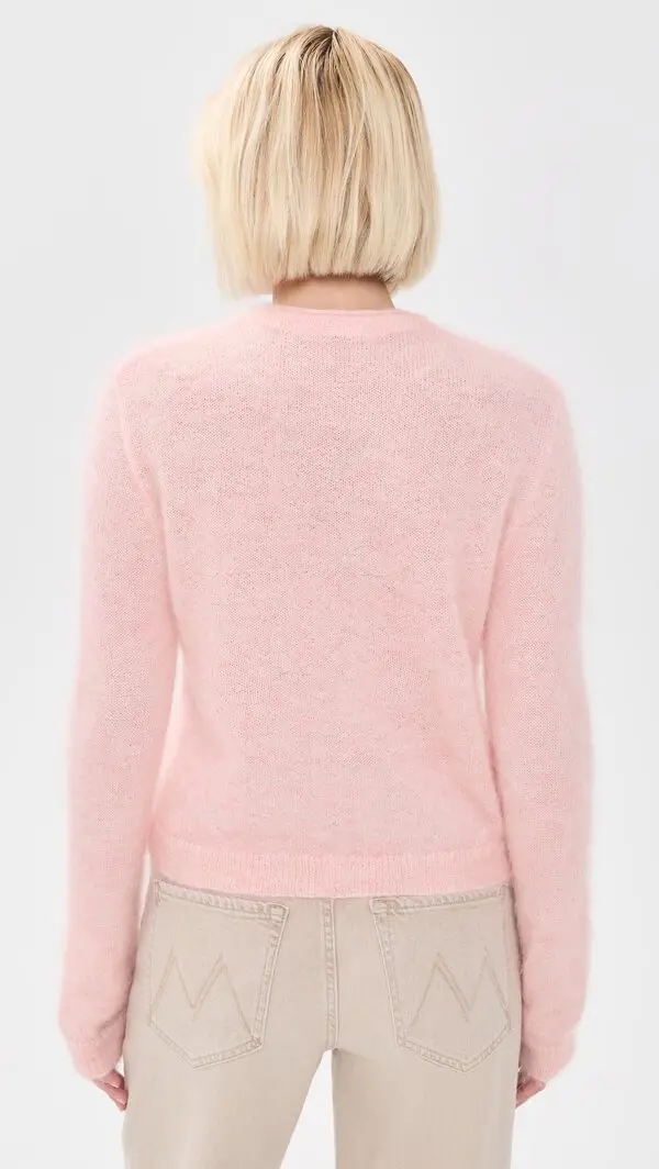 MOTHER The Cropped Mohair Cardigan