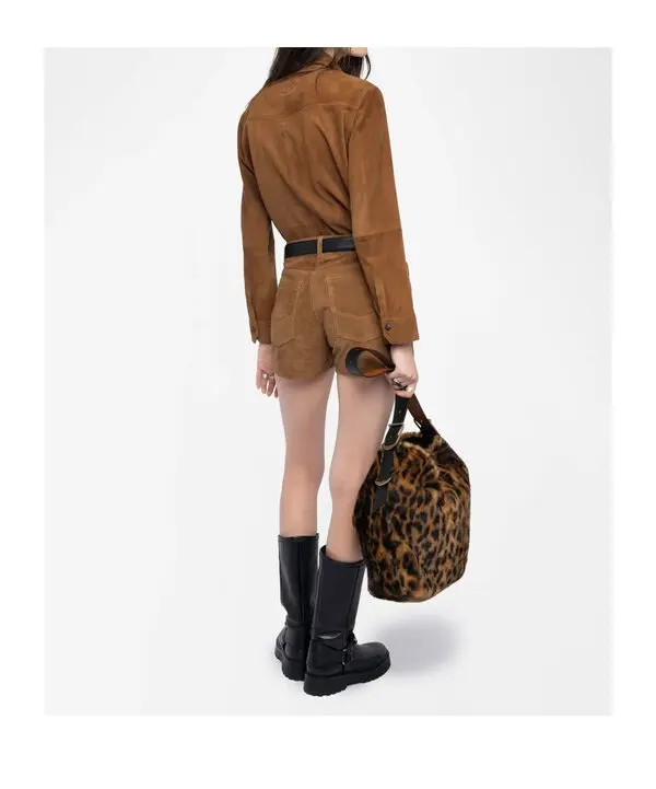 Zadig&Voltaire Suede Button-down Shirt