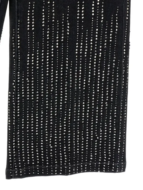 Monnalisa Rhinestone Embellished Trousers