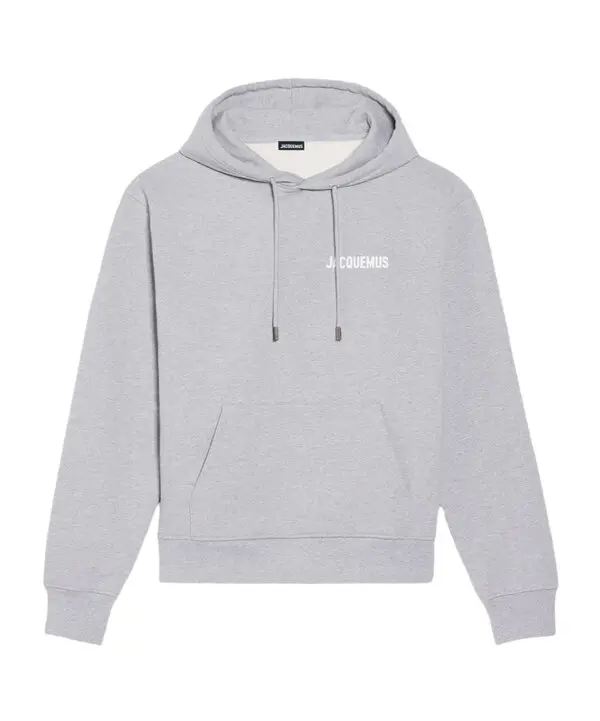 Jacquemus Logo-detail Hoodie - Grey