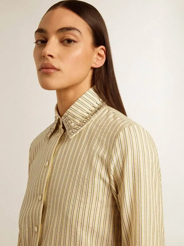 GOLDEN GOOSE Striped Buttoned Shirt
