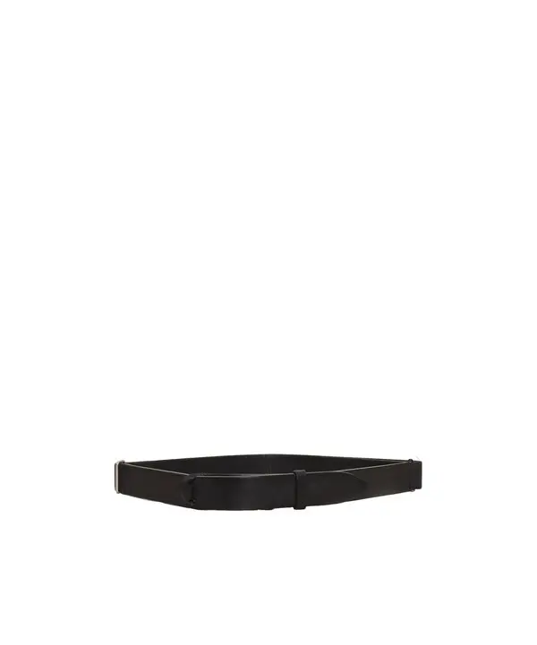 Orciani Chevrette Nobuckle Belt - Black