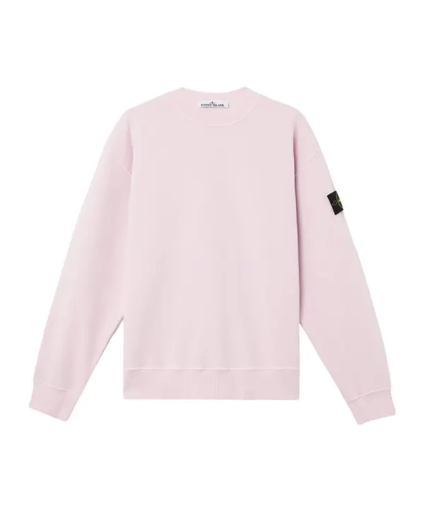 Stone Island Logo Patch Crewneck Sweatshirt