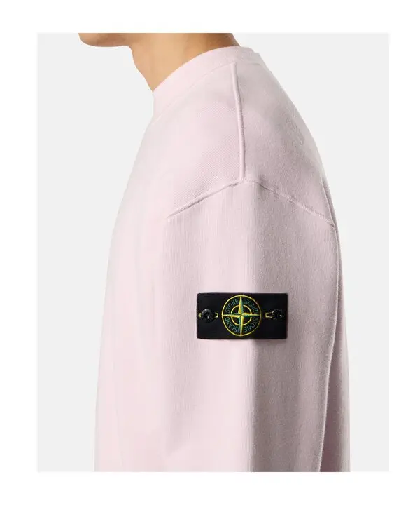 Stone Island Logo Patch Crewneck Sweatshirt