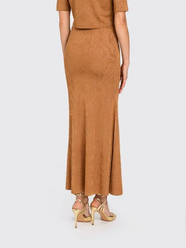 TWINSET Floral-jacquard Slim Fit Maxi Skirt