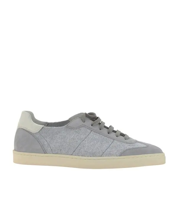 Brunello Cucinelli Round-toe Lace-up Sneakers