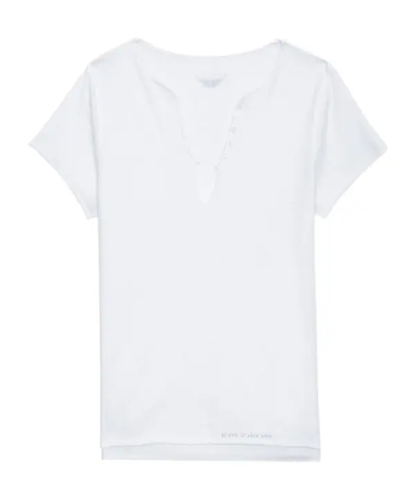 Zadig&Voltaire Rhinestone-embellished Cotton T-shirt