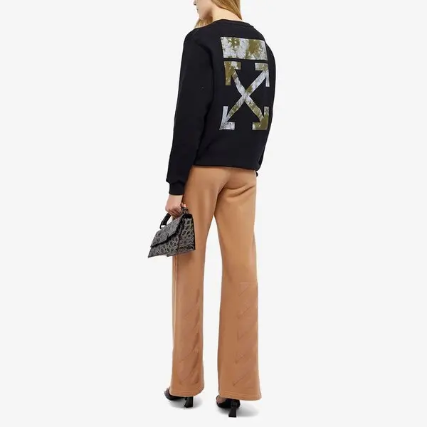 Off-White Logo Printed Long-sleeved Sweatshirt
