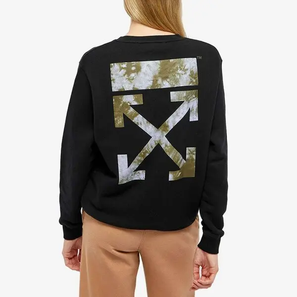Off-White Logo Printed Long-sleeved Sweatshirt