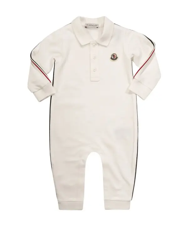 Moncler Long-sleeved Jumpsuit - White