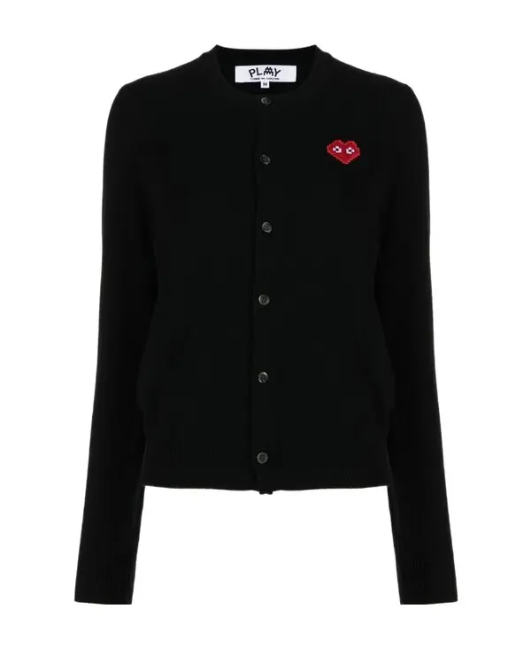 Comme Des Garçons Logo-patch Cardigan
