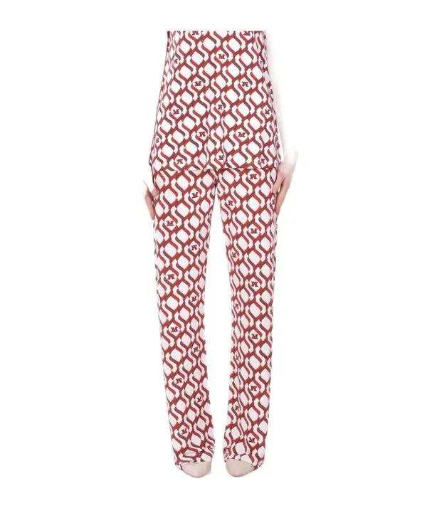 Max Mara Abate All-over Patterned Pants - Pink