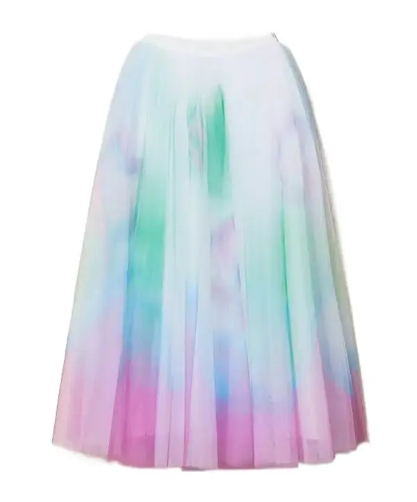 TWINSET Sprayed-effect Tulle Full Skirt