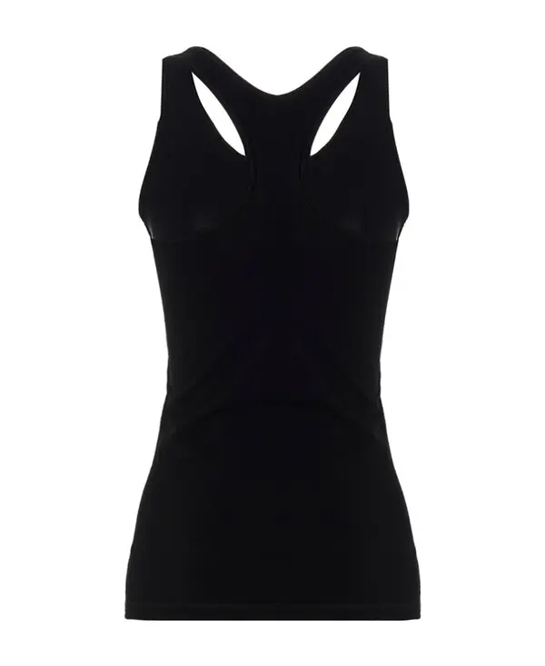 JIL SANDER Logo-printed Racerback Tank Top
