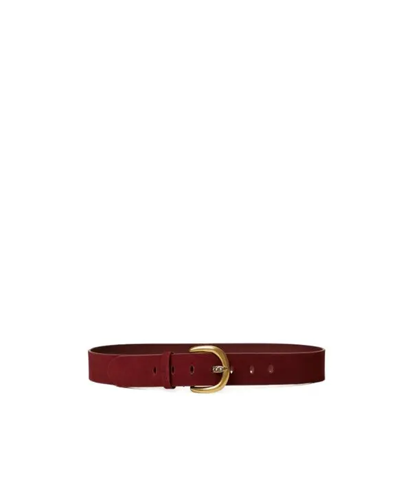 TWINSET Suede Buckle Belt - Brown