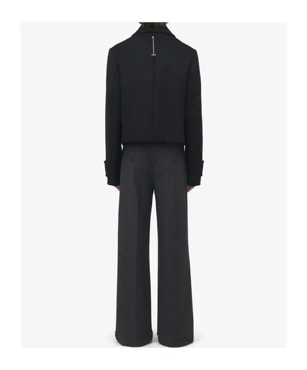 Alexander McQueen Double Breasted Felt Peacoat