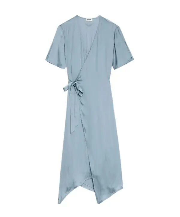 Zadig&Voltaire Satin Wrap Dress