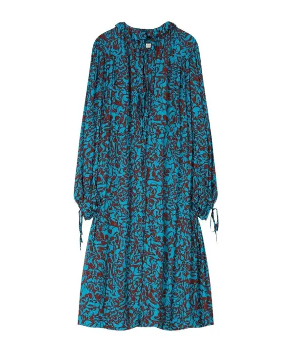 Dries Van Noten Printed Midi Dress