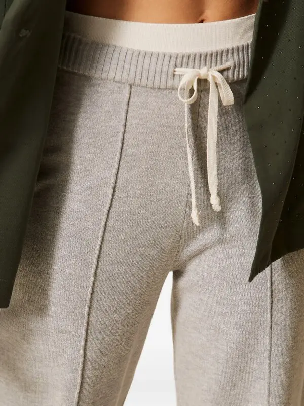 TWINSET Drawstring Knit Trousers