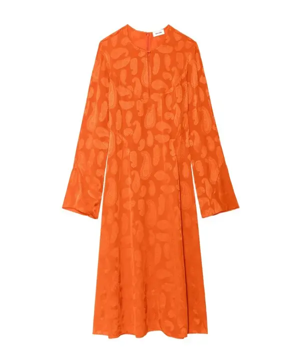 Zadig&Voltaire Voltaire Paisley Jacquard Midi Dress