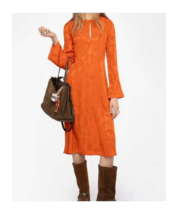 Zadig&Voltaire Voltaire Paisley Jacquard Midi Dress