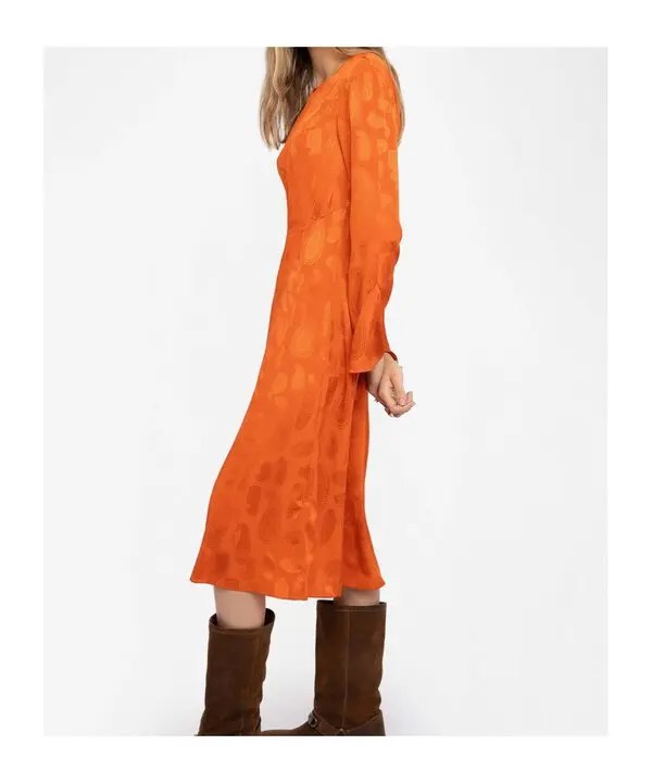 Zadig&Voltaire Voltaire Paisley Jacquard Midi Dress
