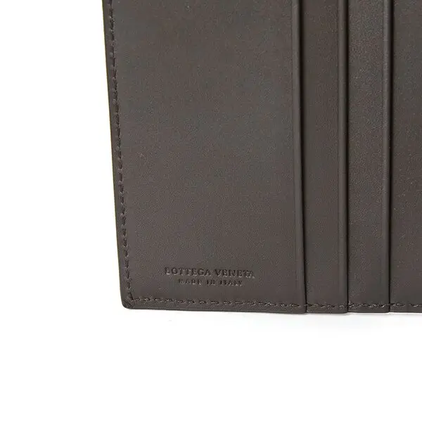 Bottega Veneta Intreciato Bi-fold Wallet - Black