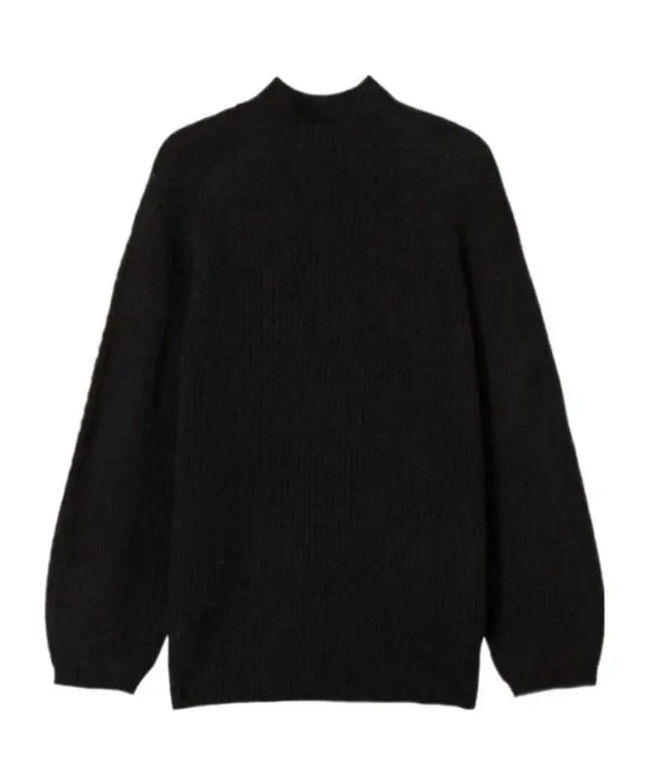 TWINSET Turtleneck Ribbed Sweater