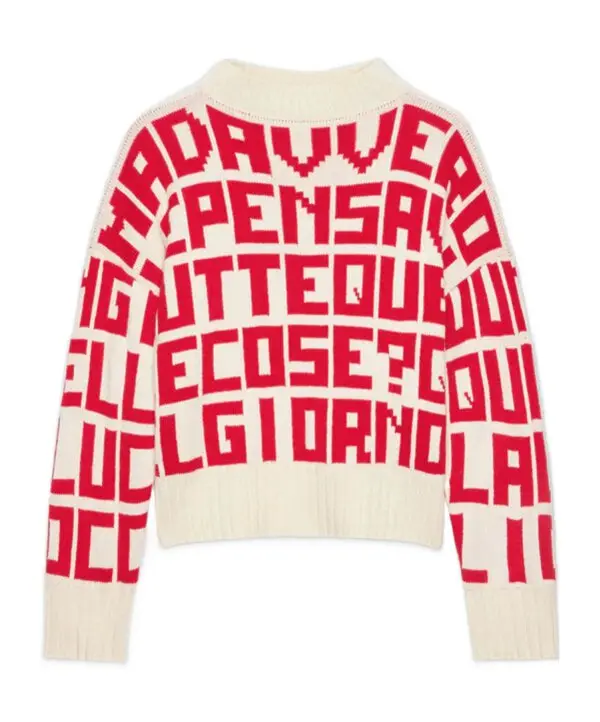 MSGM X Caterina Frongia Crewneck Jumper - Red