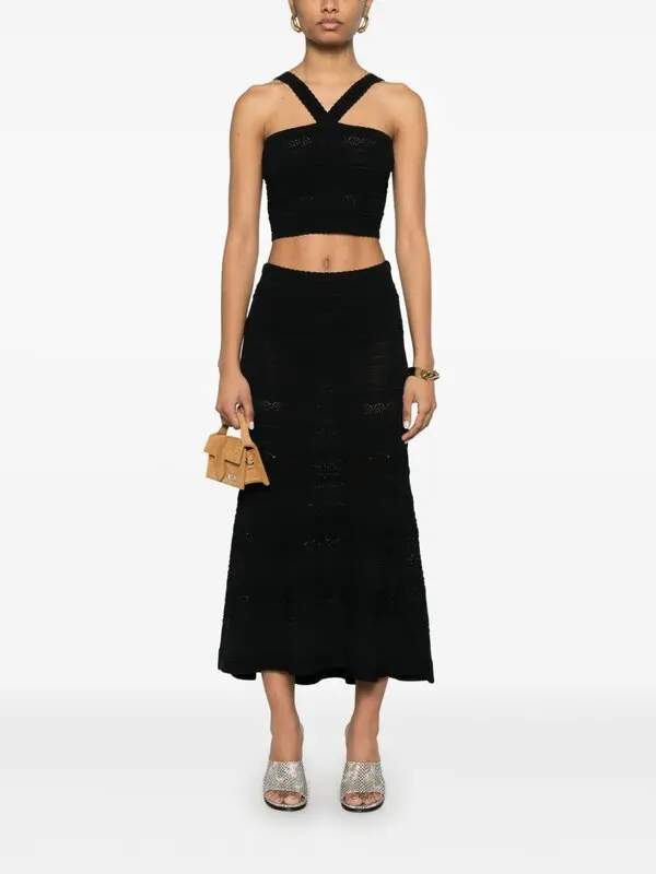 TWINSET Flared Midi Skirt
