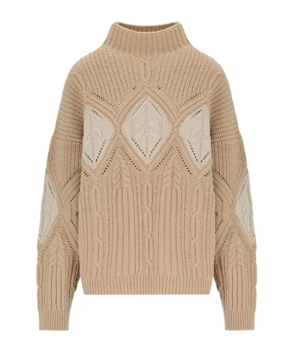 TWINSET Lozenge Intarsia Jumper