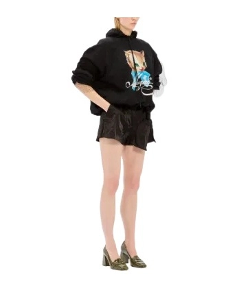 MSGM Graphic Kitty Hoodie