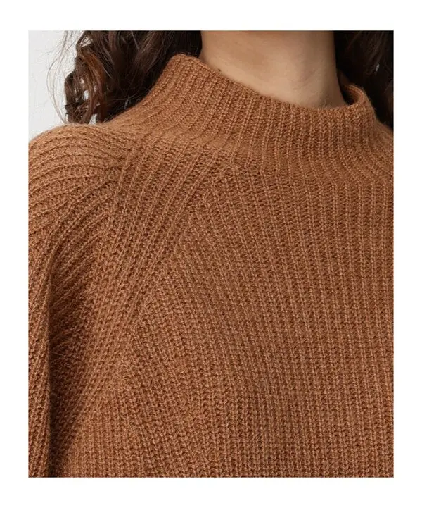 TWINSET Ribbed Knit Turtleneck Sweater
