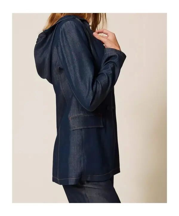 TWINSET Chambray Blazer - Black