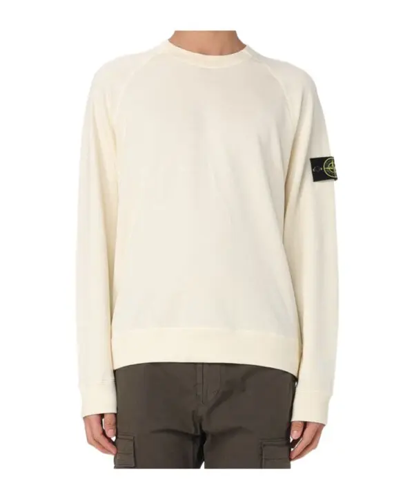 Stone Island Compass Patch Crewneck Sweatshirt