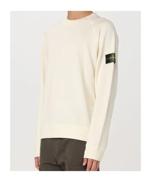 Stone Island Compass Patch Crewneck Sweatshirt