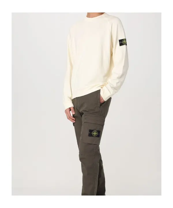 Stone Island Compass Patch Crewneck Sweatshirt