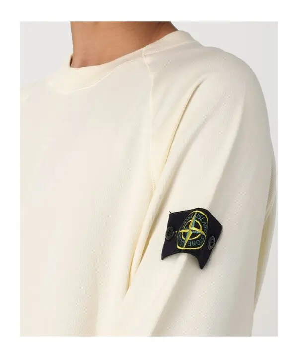 Stone Island Compass Patch Crewneck Sweatshirt