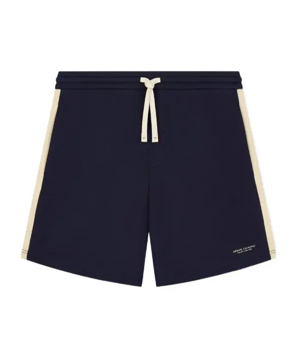 Armani Exchange Regular Fit Shorts In Stretch Modal Jersey