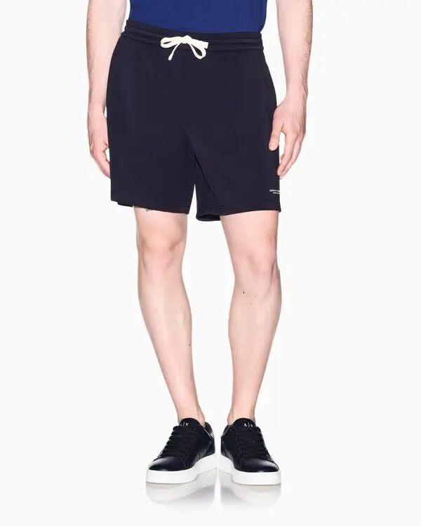 Armani Exchange Regular Fit Shorts In Stretch Modal Jersey