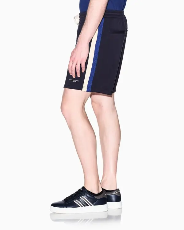 Armani Exchange Regular Fit Shorts In Stretch Modal Jersey