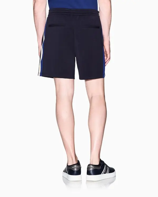 Armani Exchange Regular Fit Shorts In Stretch Modal Jersey