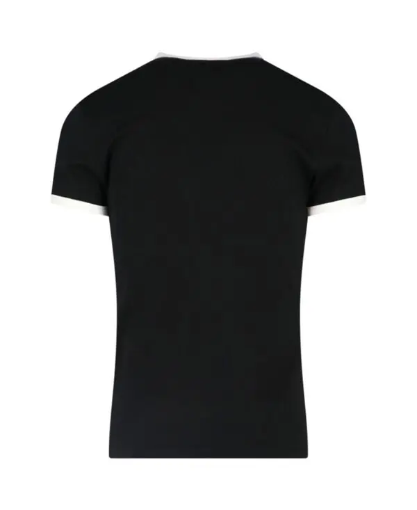 COURREGES Courrèges Bumpy Contrast Crewneck T-shirt
