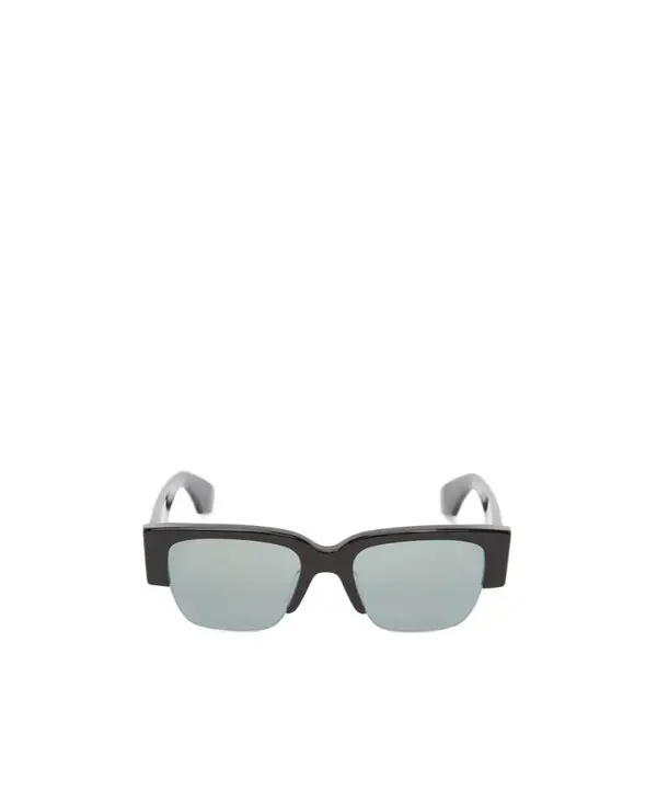 Alexander McQueen Logo Printed Square Sunglasses